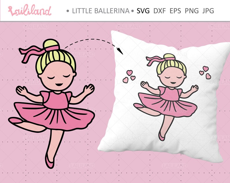 Little Girl Svg Dancer Svg Dance Svg Ballerina Svg - Etsy
