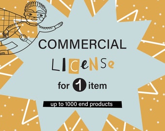 Extended License for ONE Product Commercial Use by Laililand 035 - Etsy