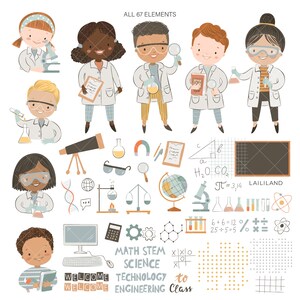 Science Clipart, Classroom Clipart, Kids Hobby Png, School Clip Art ...