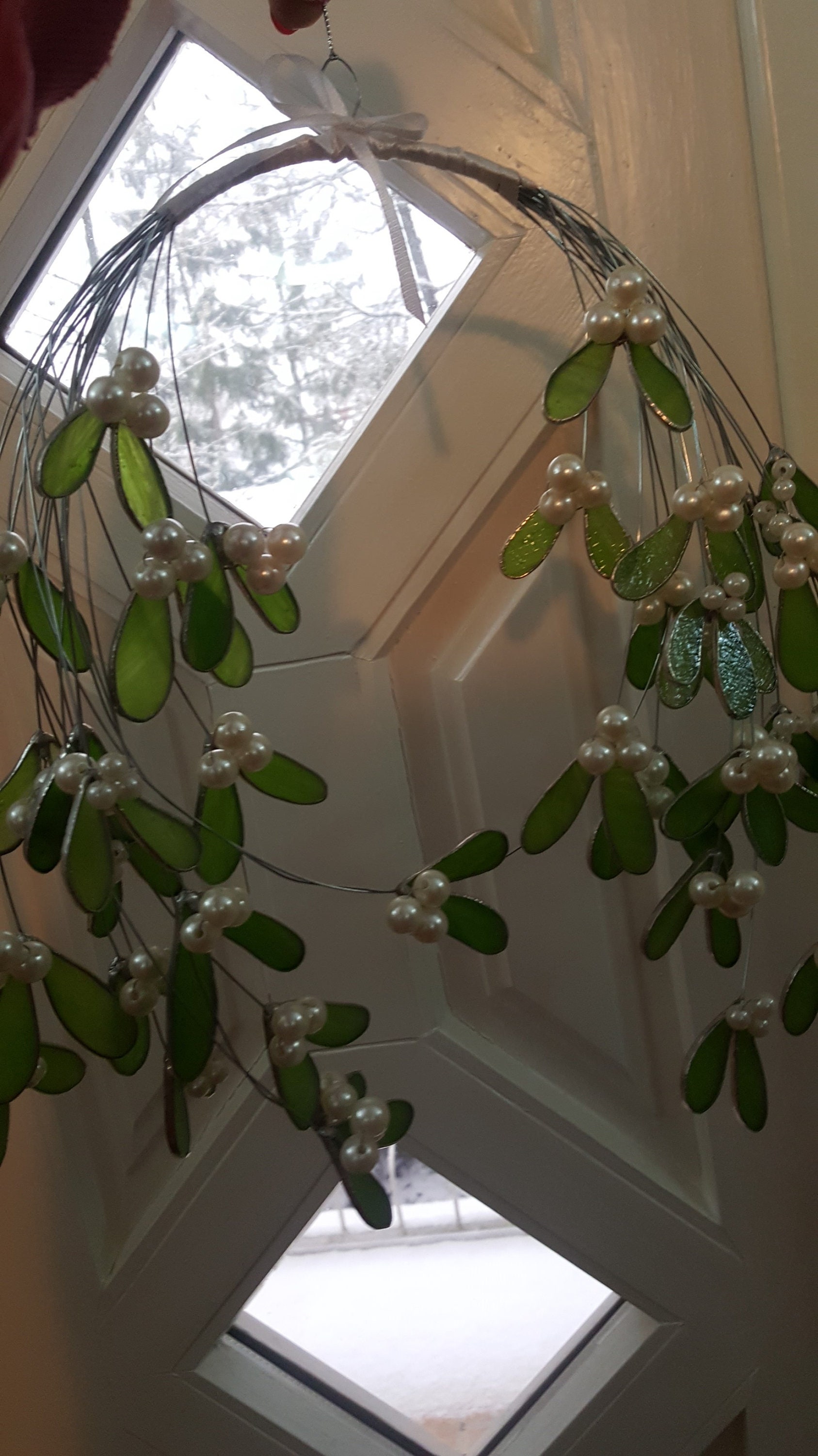 Mistletoe Wreath 3d-beautiful Unique Holiday Ornament - Etsy