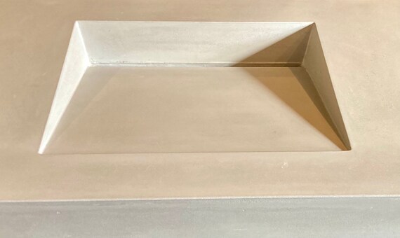 Custom Sizes Available Slot Drain Concrete Ramp Sink Bathroom Vanities ...