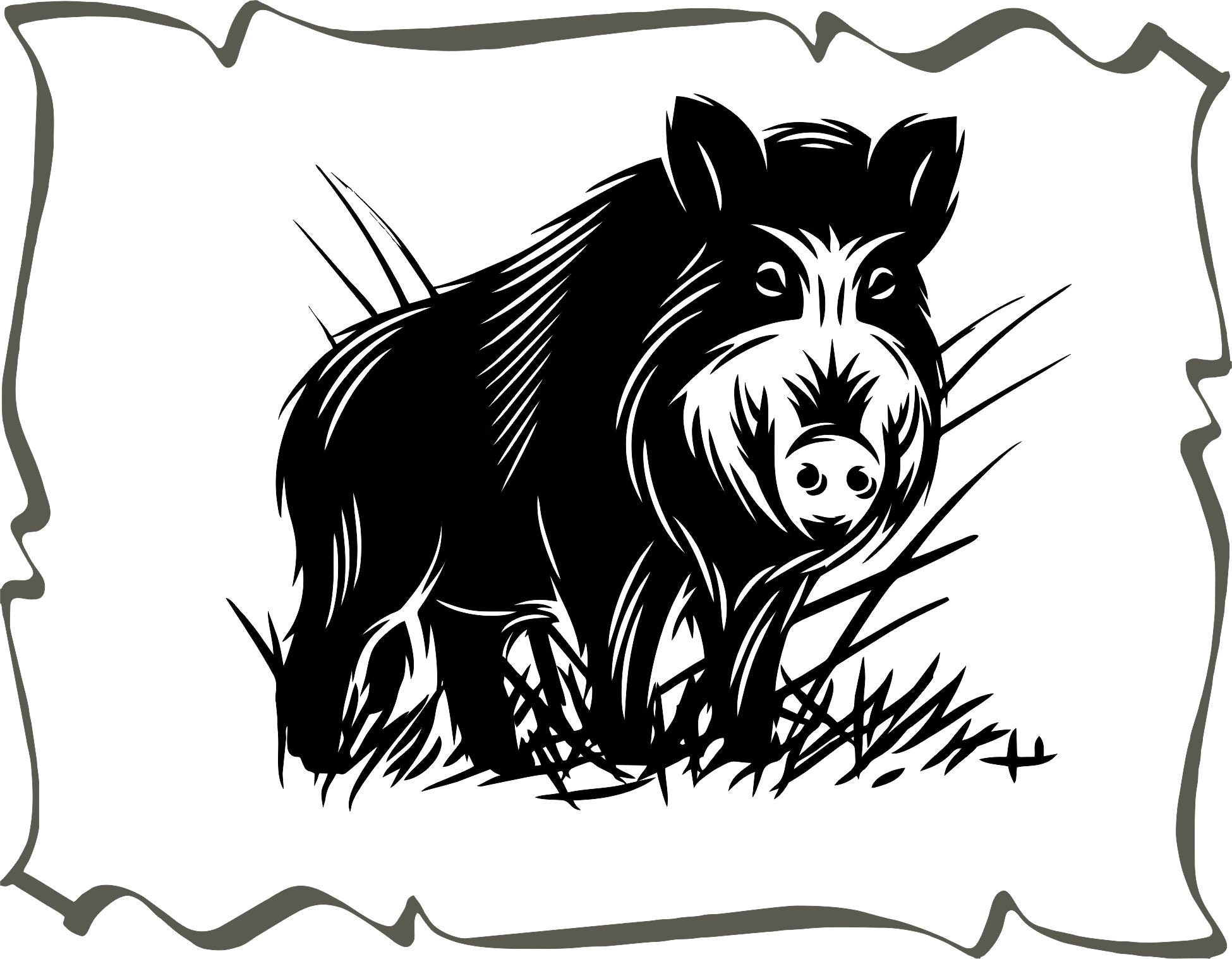 Wildschwein Vektor Wildschwein Svg Schwein Vektor Schwein | Etsy