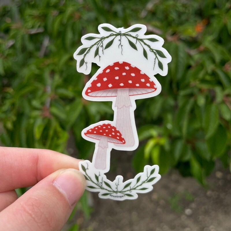 Red Mushroom - Etsy