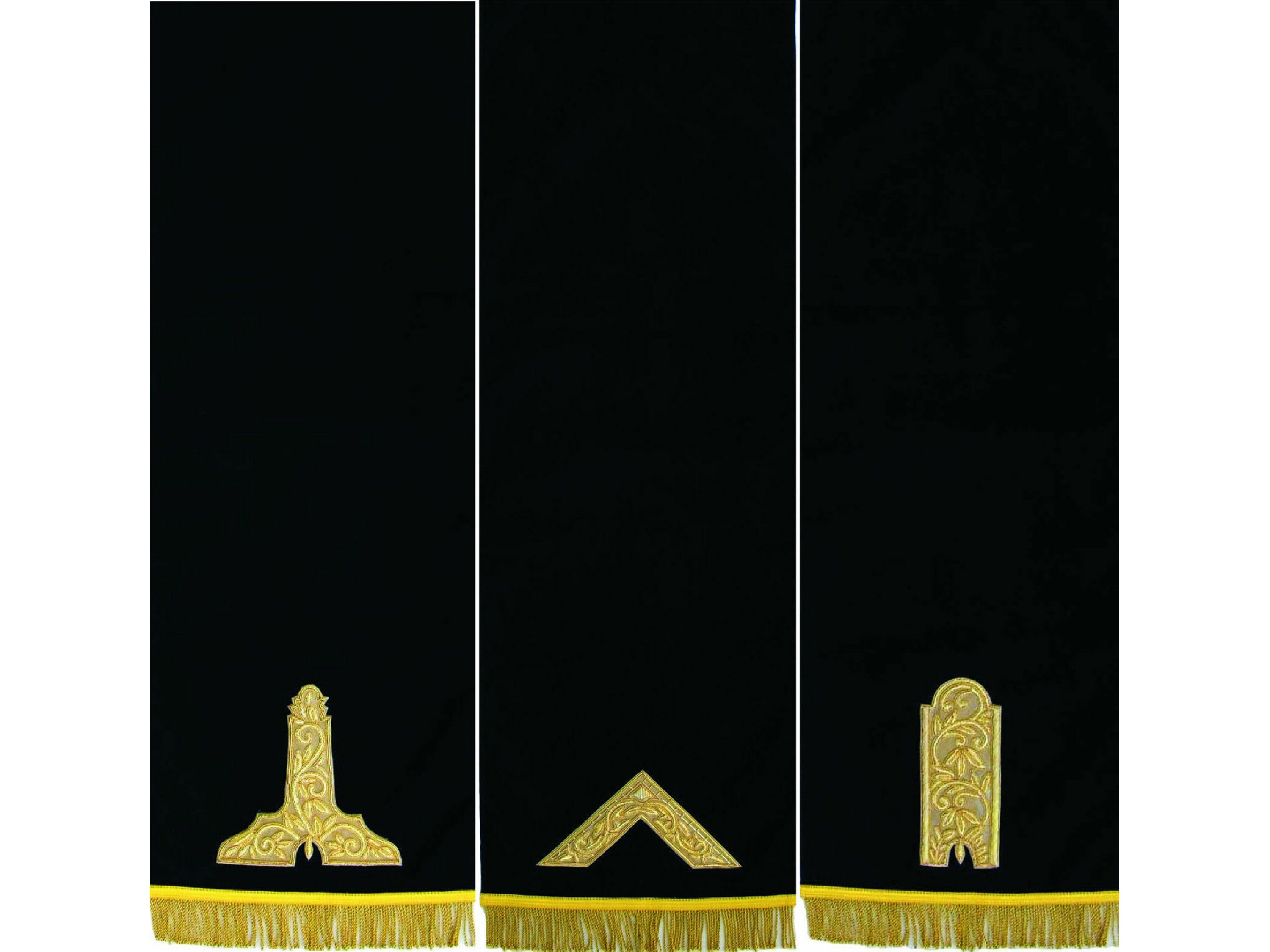 Hand Embroidered Masonic Blue Lodge Pedestal Covers Set of - Etsy