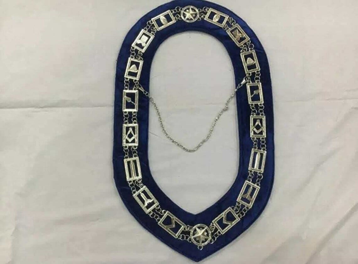 Masonic Regalia Blue Lodge Master Mason Apron Chain Collar - Etsy