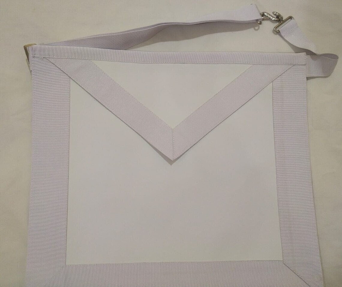 Masonic Regalia Apprentice Member White Apron Best Gift for Freemason ...