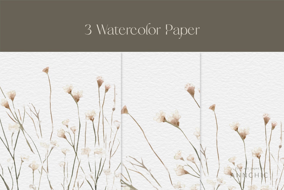 Watercolor Flowers Wedding, Pink Floral Invitation Card, Soft Floral ...