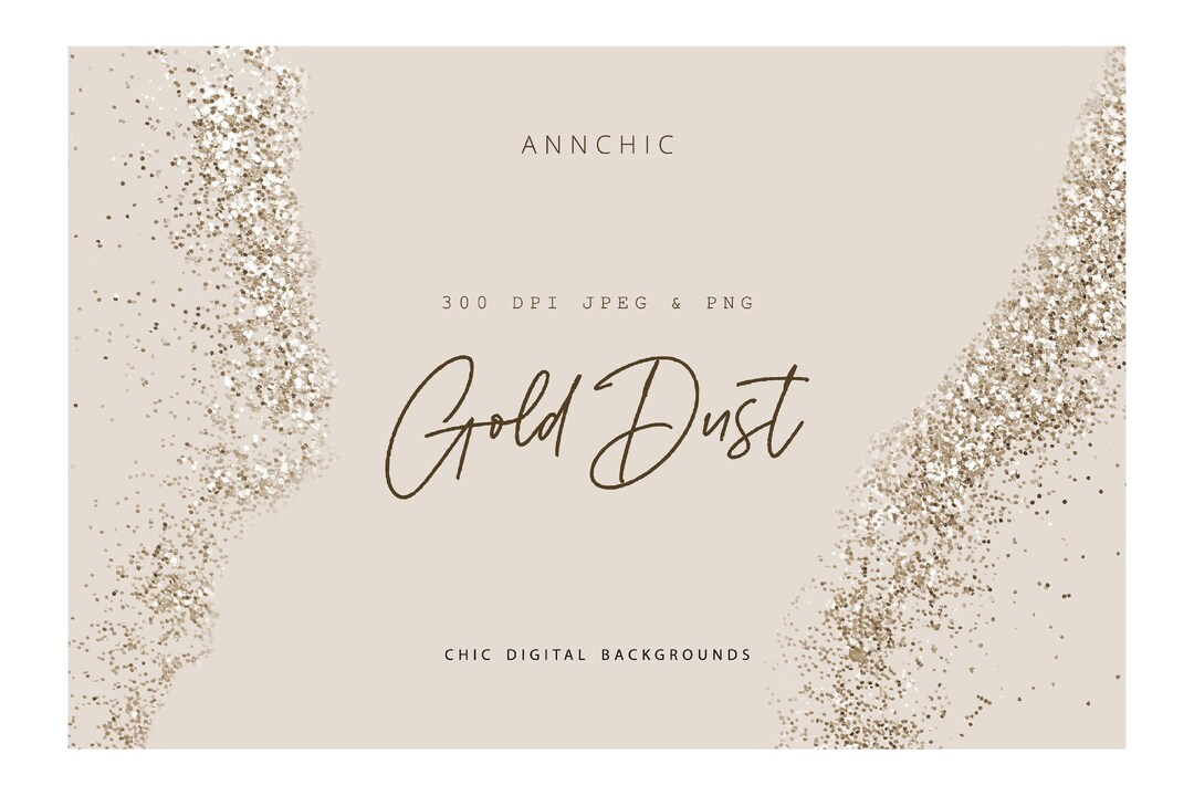 Gold Glitter Digital Paper - Gold Digital Paper - Glitter Backgrounds ...