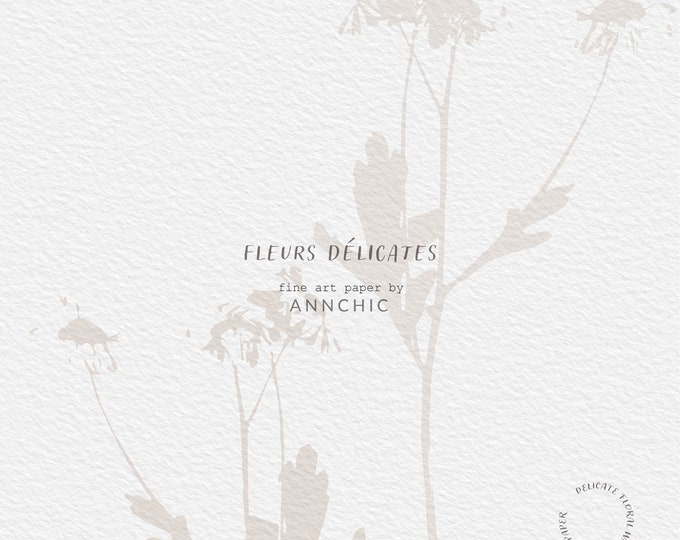 Floral Digital Paper, Watercolor Paper, Botanical Paper, Floral Paper ...