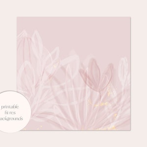 Blush Digital Paper, Pink Gold Marble Textures, Floral Digital Paper ...