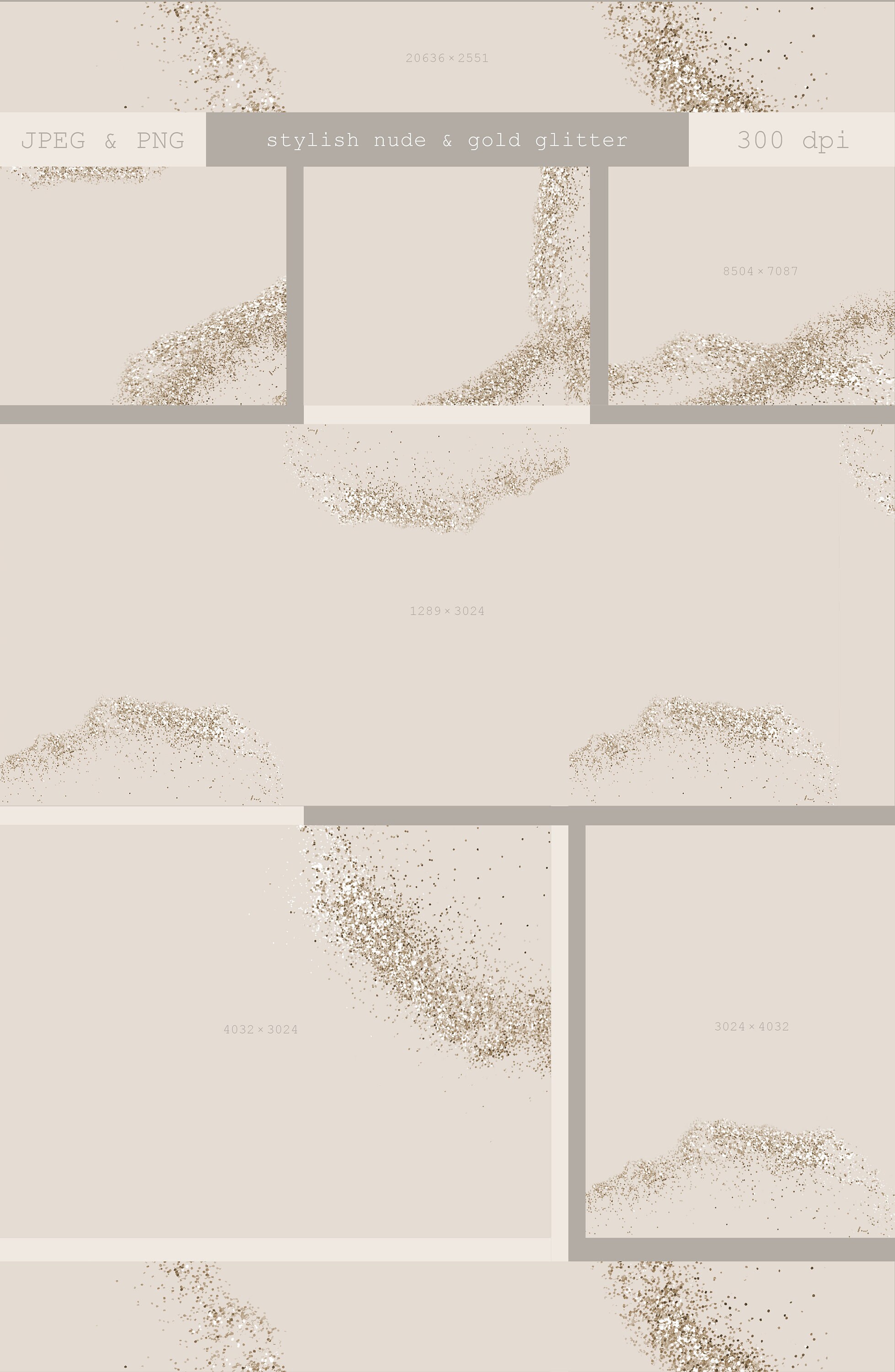 Gold Glitter Digital Paper Gold Digital Paper Glitter Backgrounds Gold ...