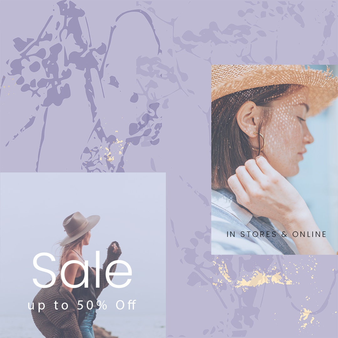 Lavender Paper, Violet Digital Paper, Purple Watercolor Flowers ...