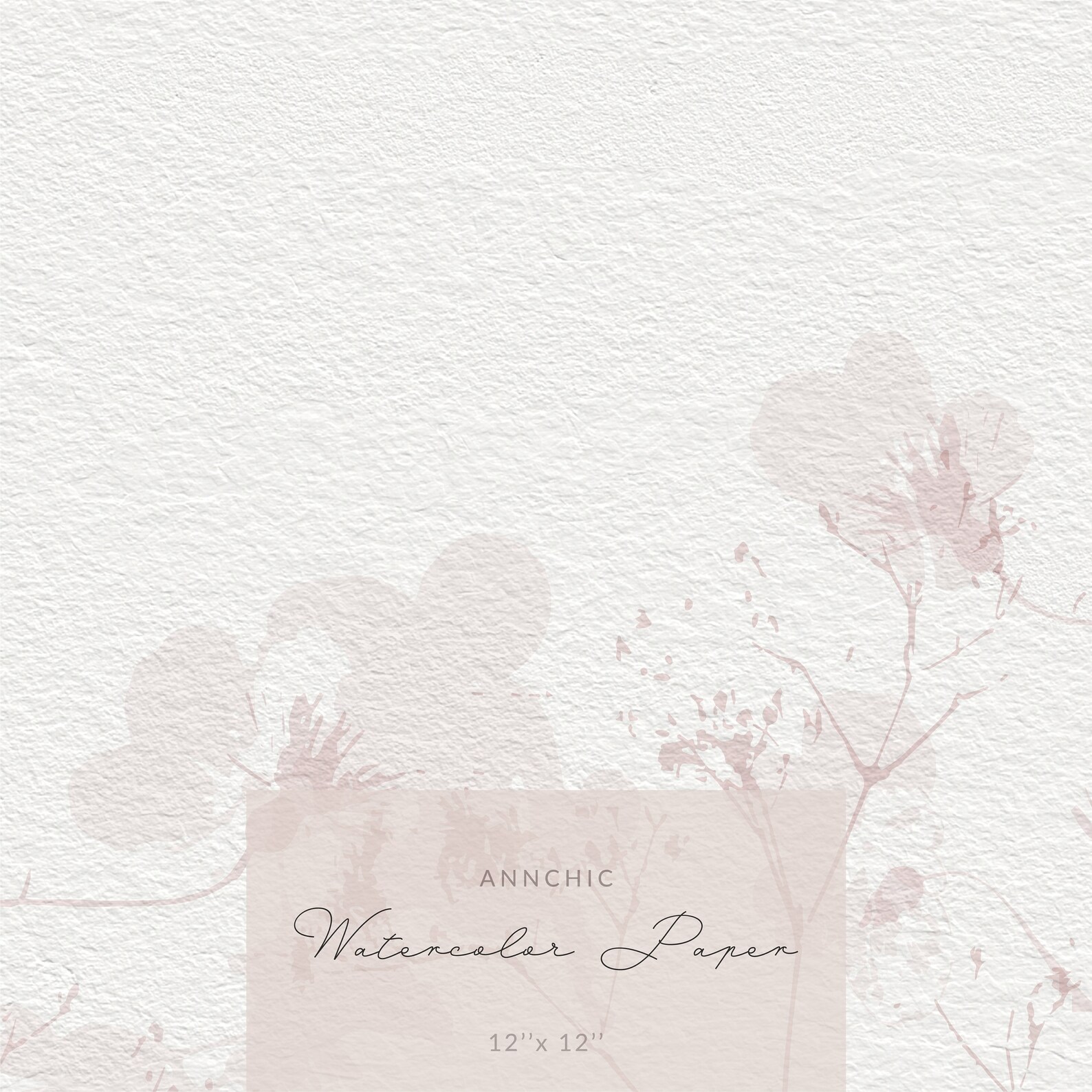 Floral Digital Paper Watercolor Paper Botanical Paper - Etsy
