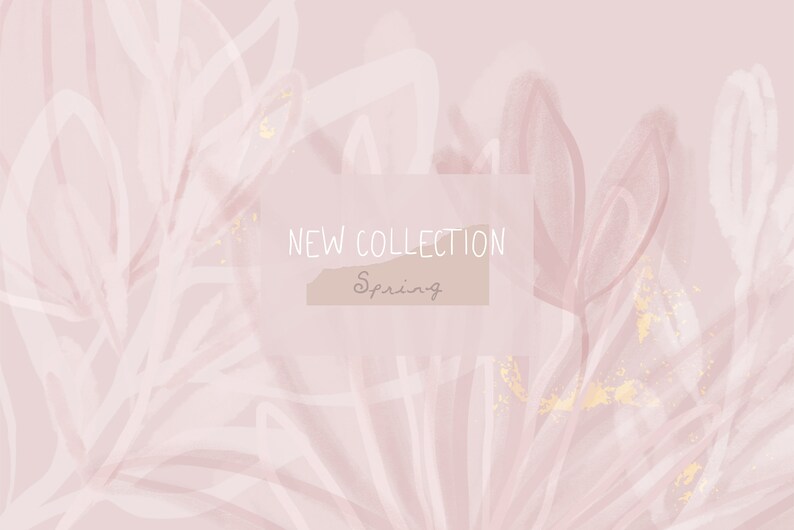 Blush Digital Paper, Pink Gold Marble Textures, Floral Digital Paper ...