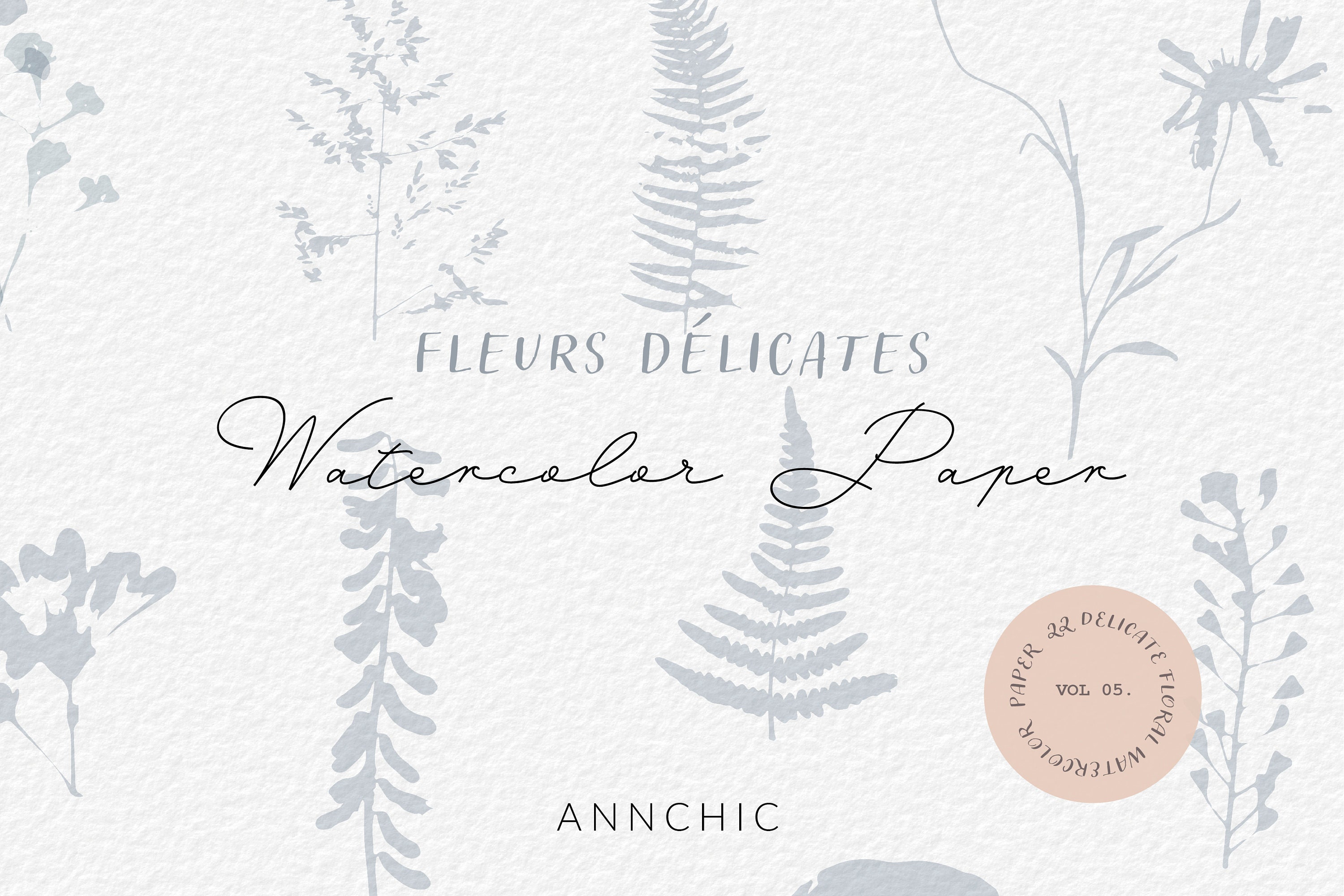 Floral Digital Paper, Watercolor Paper, Botanical Paper, Floral Paper ...