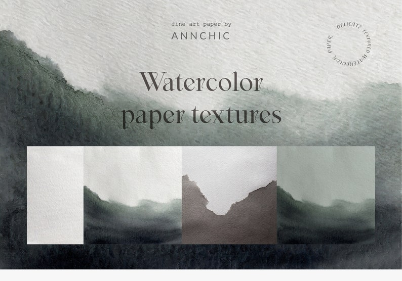 Soft Green Watercolor Digital Papers Green Watercolor Background ...
