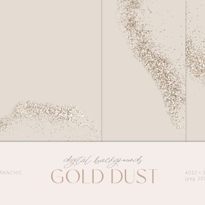 Gold Glitter Digital Paper Gold Digital Paper Glitter Backgrounds Gold ...
