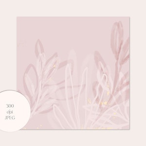 Blush Digital Paper, Pink Gold Marble Textures, Floral Digital Paper ...