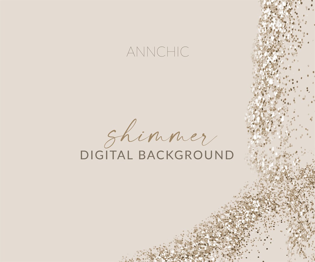 Gold Glitter Digital Paper - Gold Digital Paper - Glitter Backgrounds ...