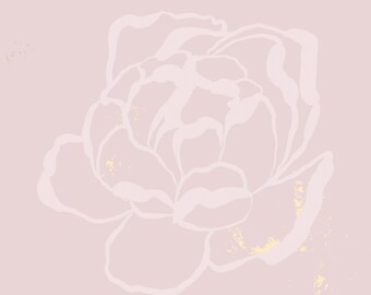 Blush Digital Paper, Pink Gold Marble Textures, Floral Digital Paper ...