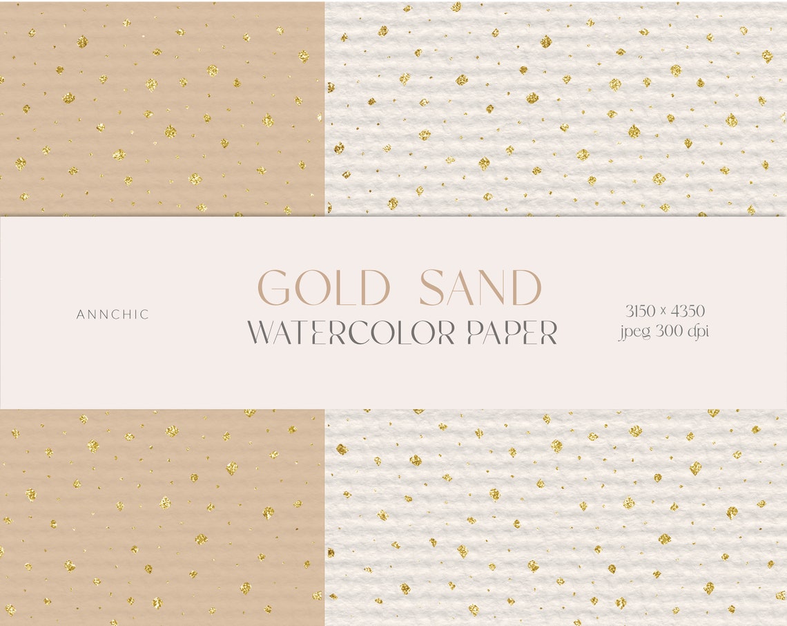 Gold Foil Watercolor Paper Gold Brush Backgrounds Gold Foil Backgrounds ...