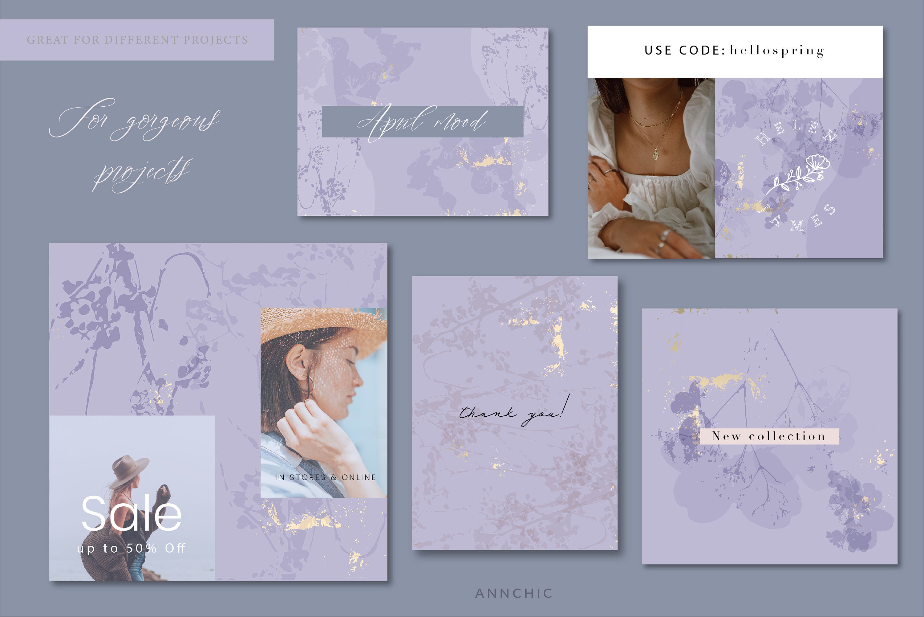 FLORAL Pattern, Violet Digital Paper, Purple Watercolor Flowers ...