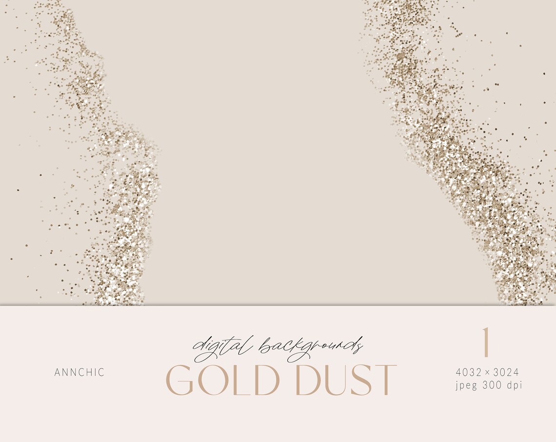 Gold Glitter Digital Paper Gold Digital Paper Glitter Backgrounds Gold ...