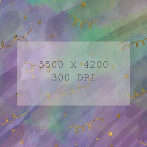 Rainbow Watercolor Digital Paper, Pastel Ombre Gradient, Holographic ...