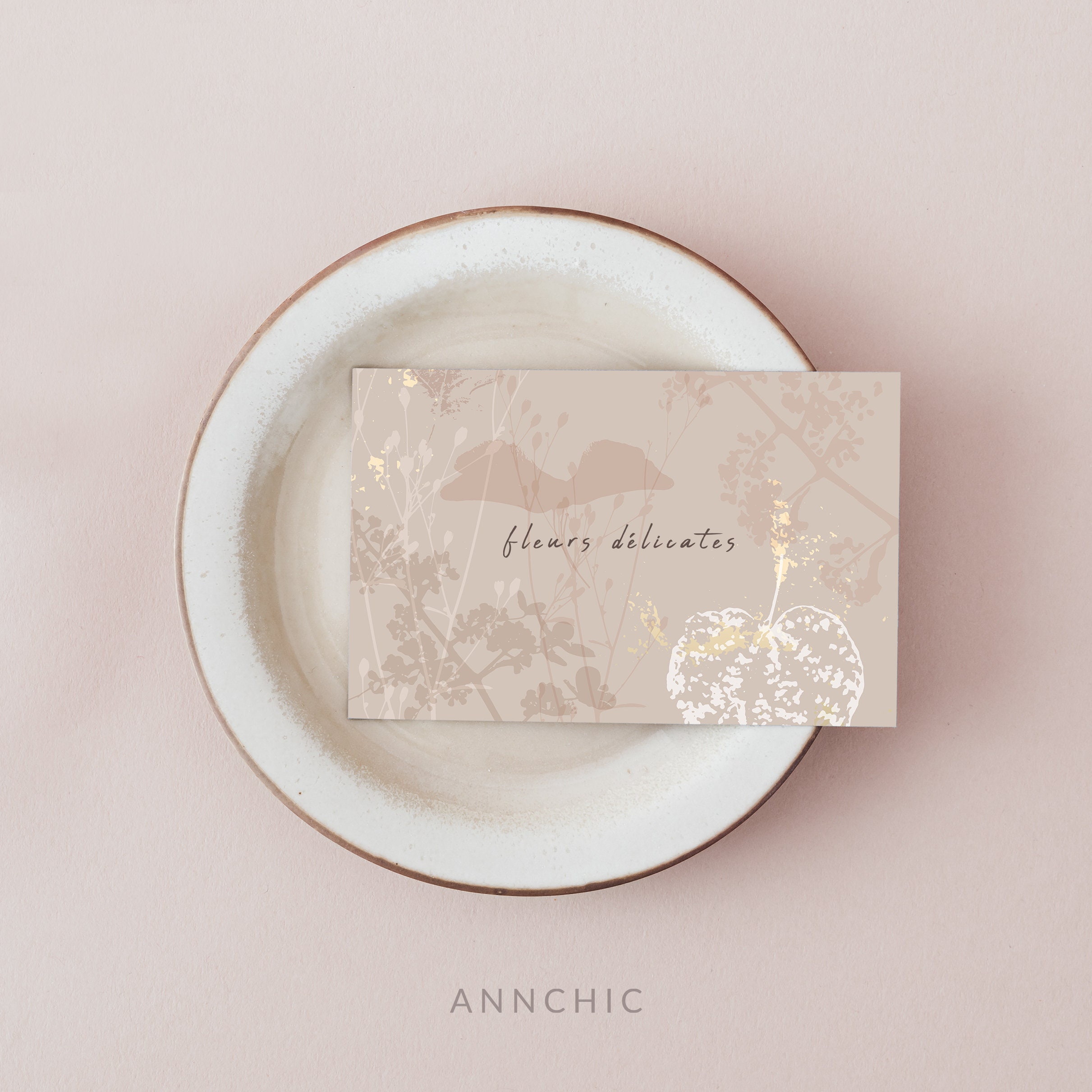 Floral Digital Paper, Watercolor Vector, Botanical Digital Paper, Gold ...