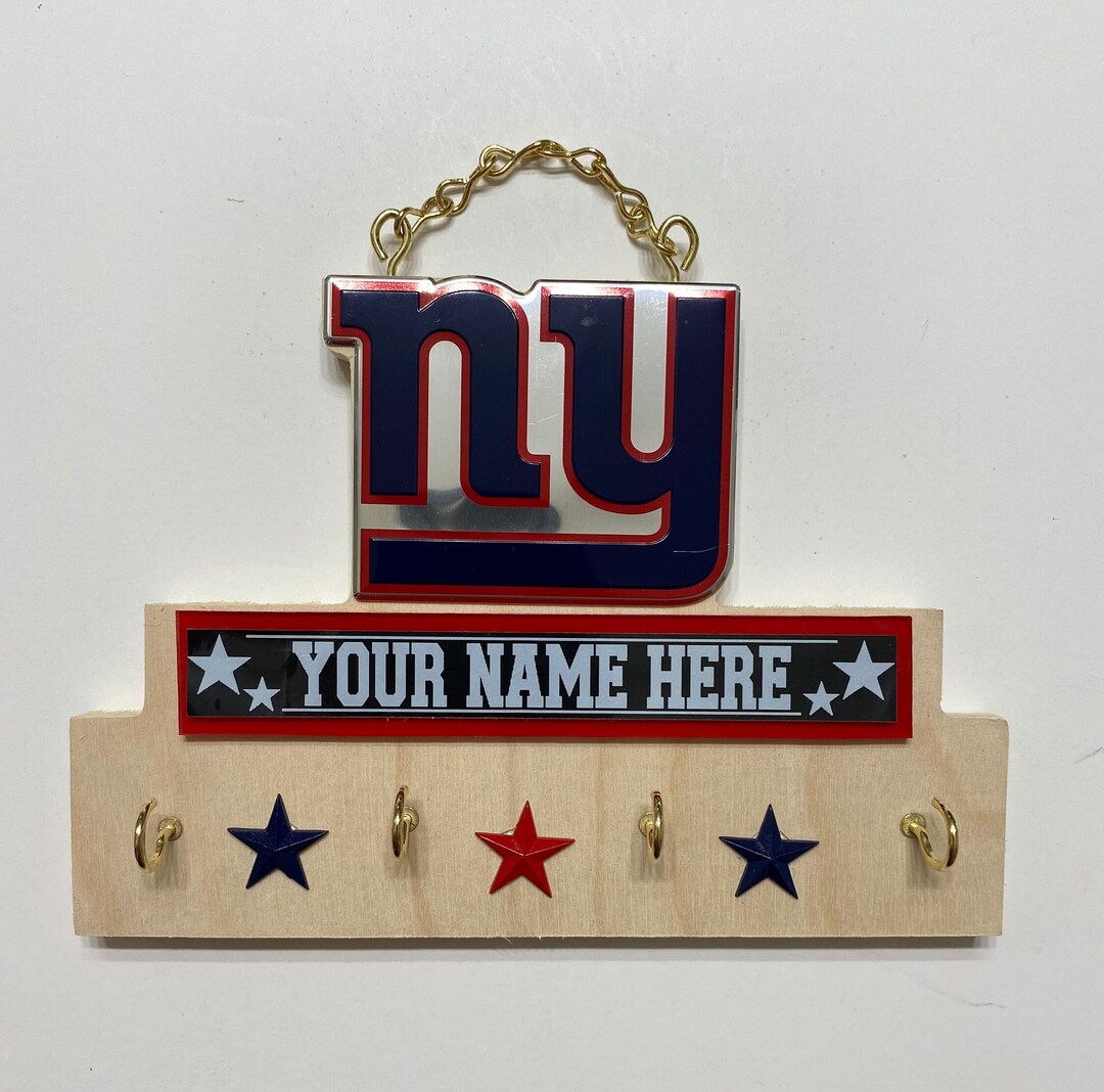 Wooden Keychain Holder Wooden Key Rack Holder Organizer for Wall NFL ...