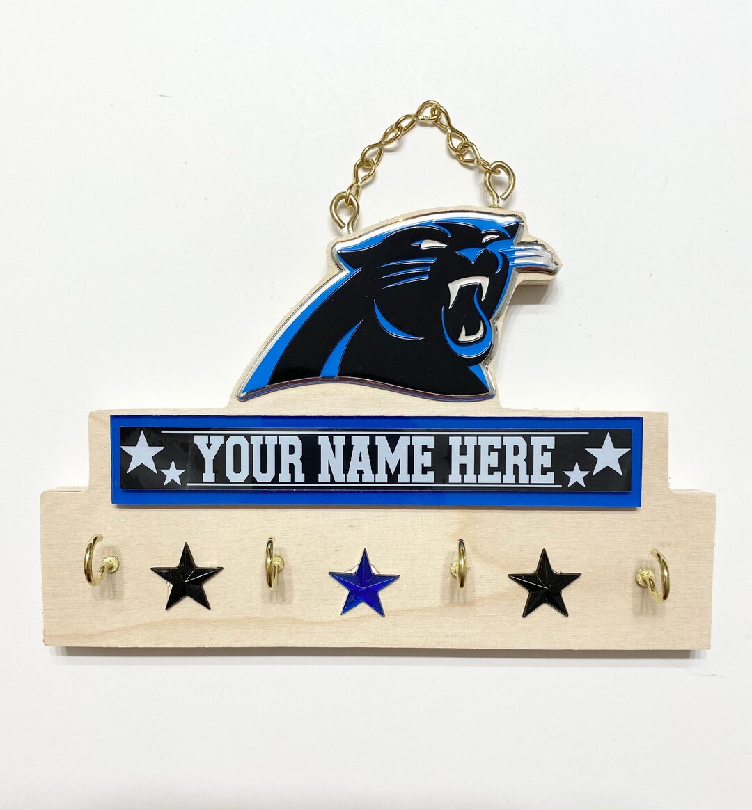 Wooden Keychain Holder - Wooden Key Rack Holder Organizer for Wall ...