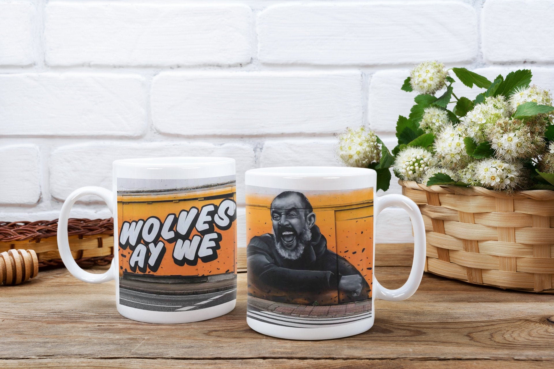 Wolves Ay We Mug Wrap Around Mug - Etsy