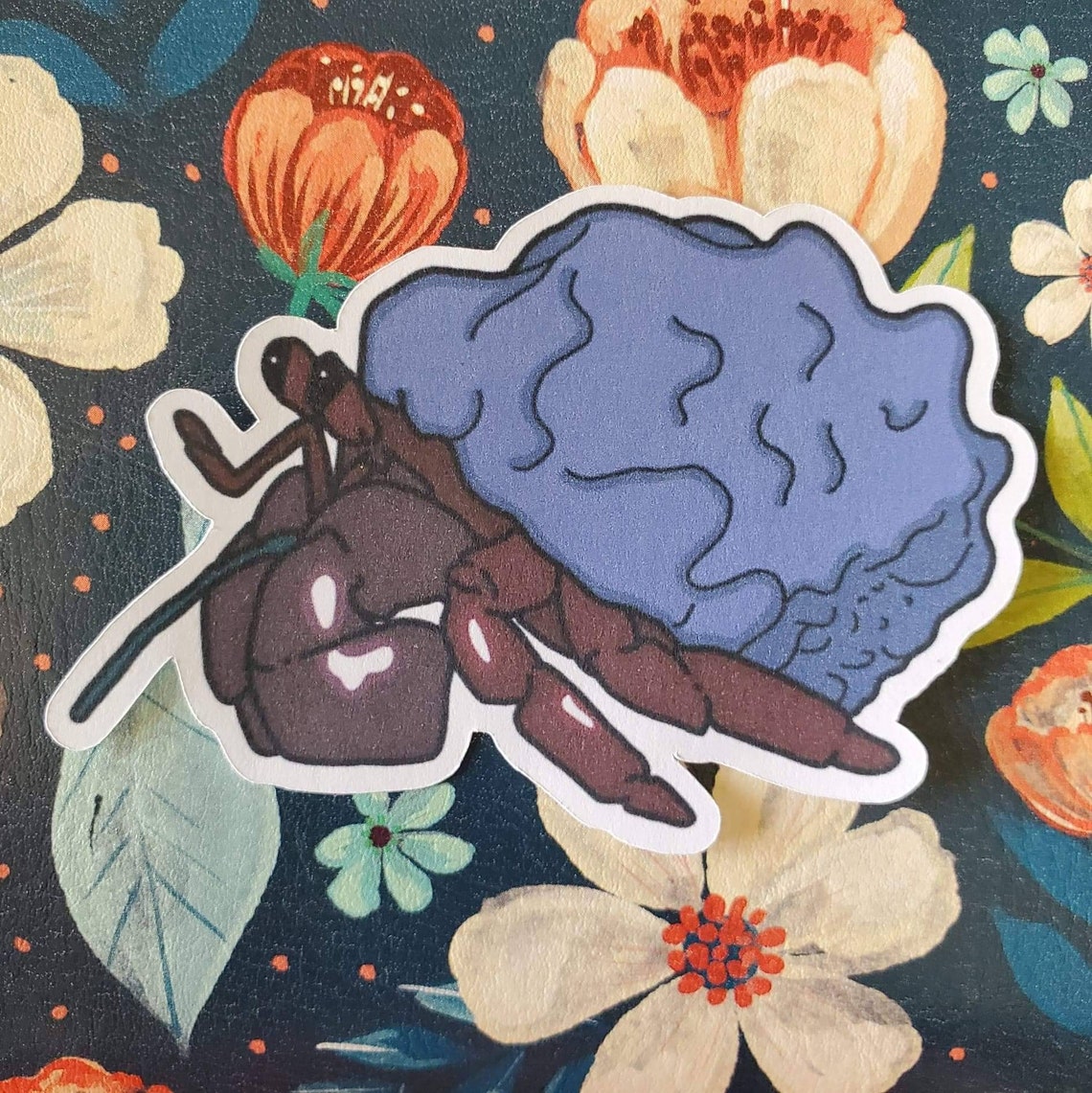 Purple Hermit Crab Sticker Purple Hermit Crab Hermit Crab | Etsy