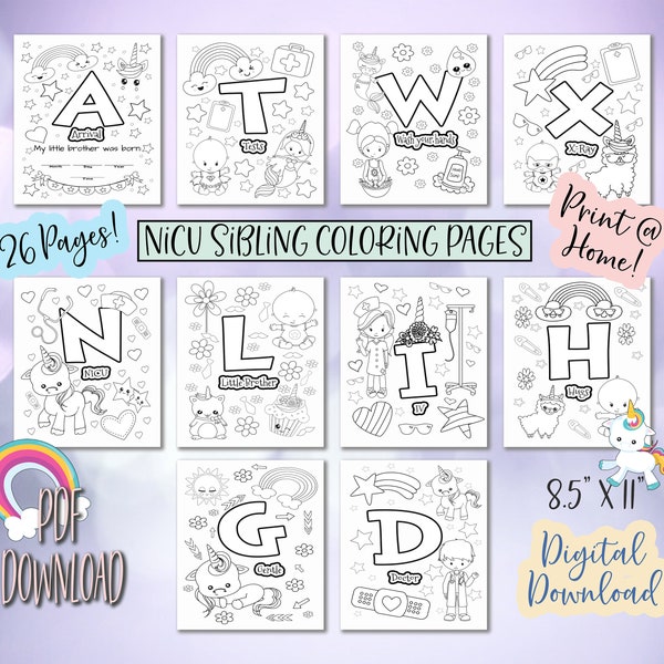 Nicu Coloring Page - Etsy Australia