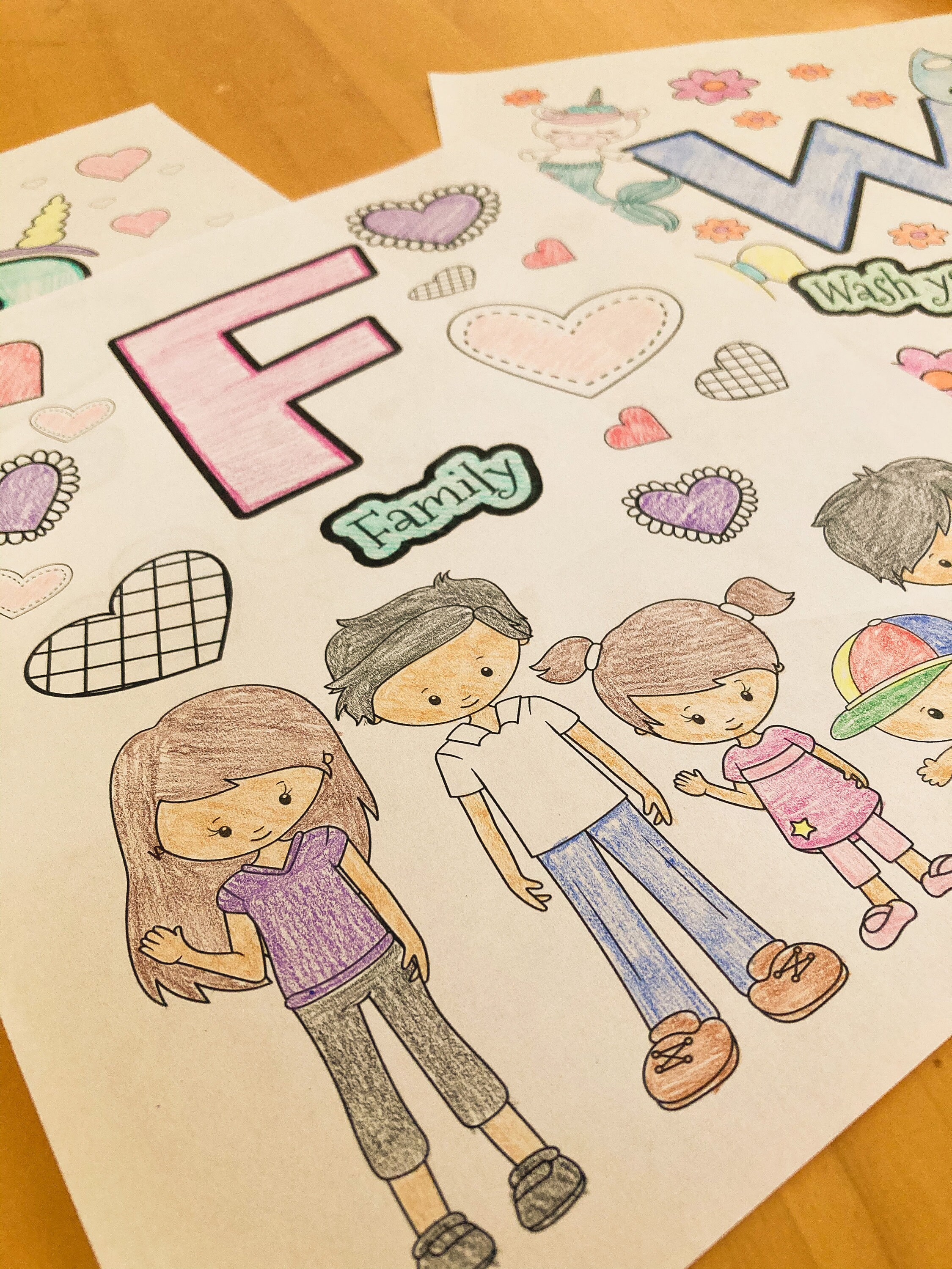 NICU Sibling Unicorn Digital Printable Coloring Pages | Neonatal ...