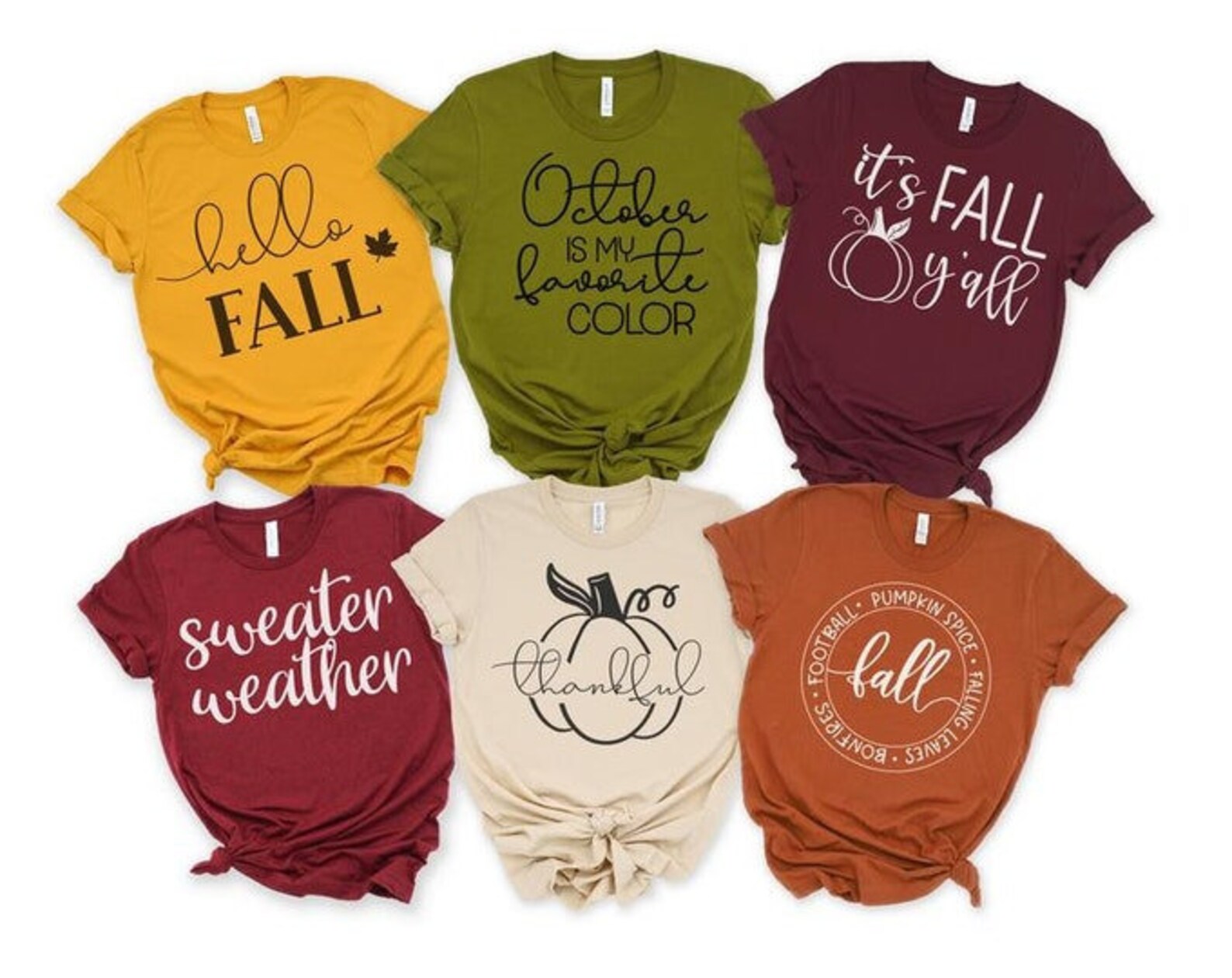 Custom Shirts for Fall - Etsy