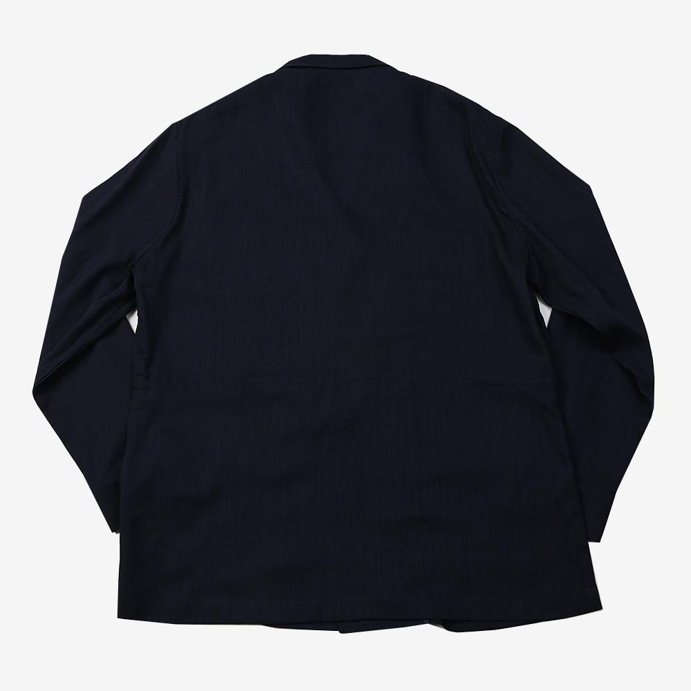 Men's Basic Spring Summer Linen Safari Jacket / Navy Color Summer Coat ...