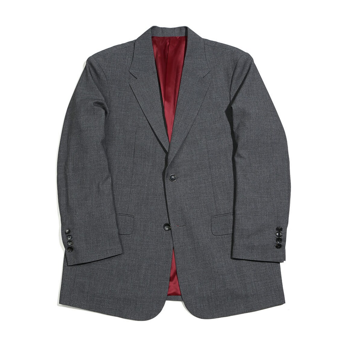 Basic Overfit Men's Single Suit Jacket in Gray Color / Single Breasted ...
