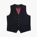 Classic Fit Men's Basic Wool Blend Suit Vest in Navy Color / Dress Suit ...