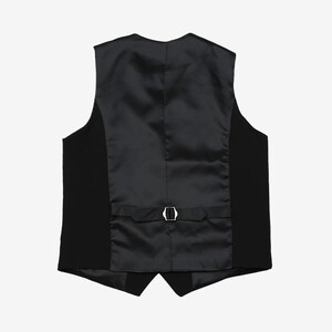 Classic Fit Men's Basic Suit Vest in Black Color / Dress Suit 5 Button ...