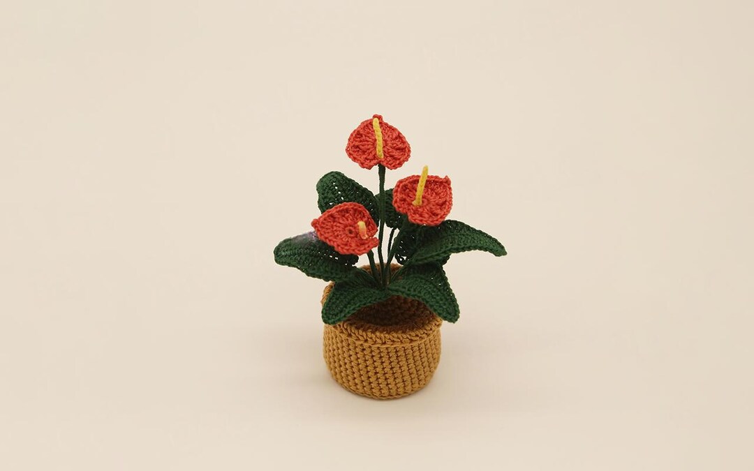 Anthurium Crochet Pattern - Etsy