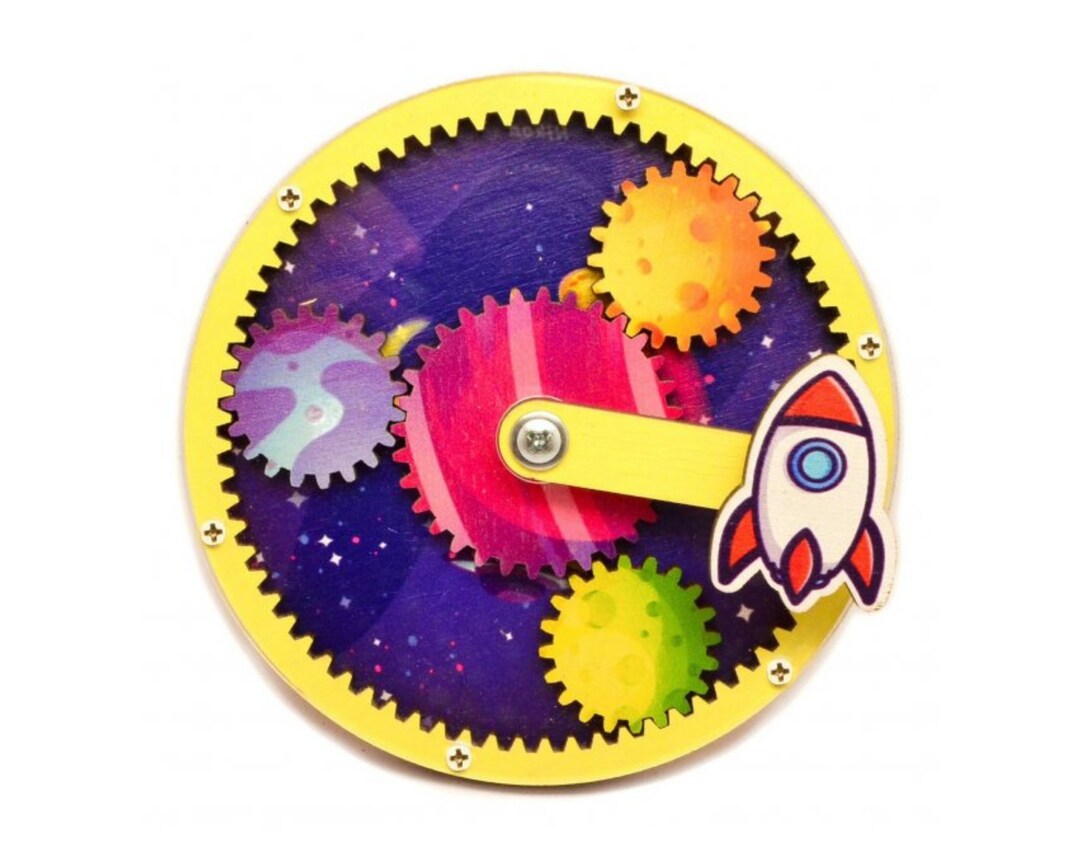 Busy Board Parts, Space Rotating Circle Diy Elements, Toddler Busy ...