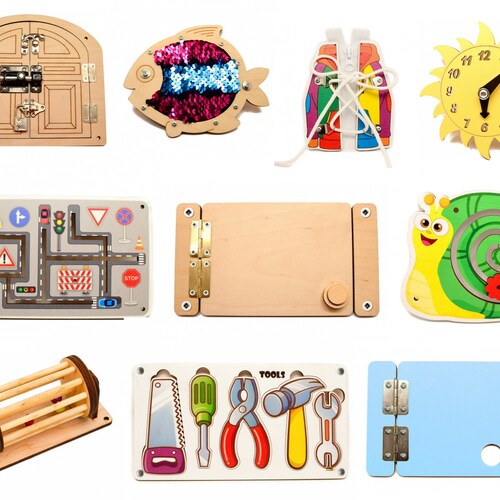 Busy Board Parts Diy Busy Board Elements Toddler Busy Board - Etsy