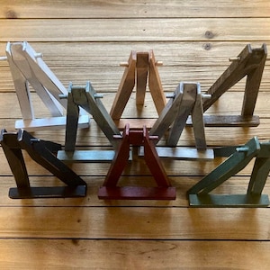 Mini Wood Easels, 5", Stained or Hand Painted Distressed - Etsy