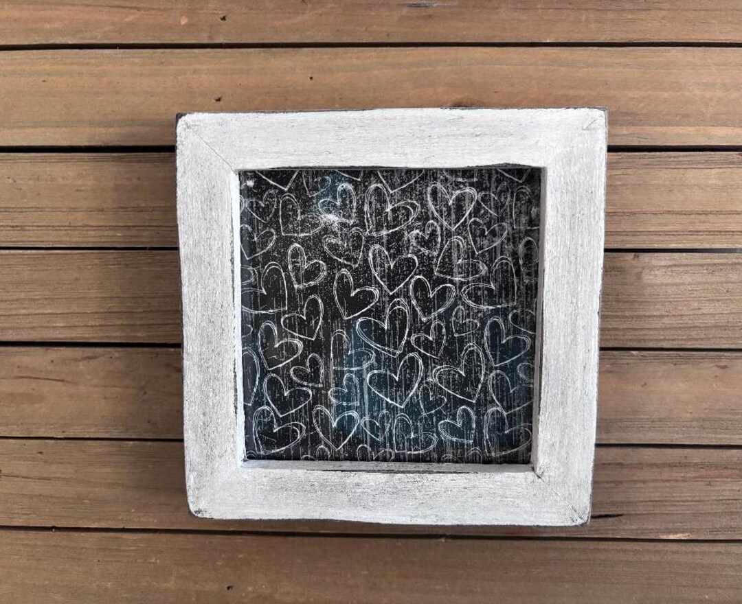Distressed White Wall Frame - Etsy