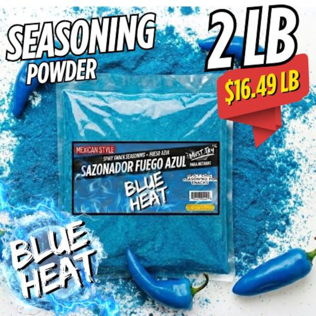 Fuego Azul Seasoning – Blue Heat Seasoning for Beef Jerky & Snacks (2 ...