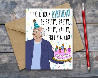 Larry David Printable Birthday Card - Etsy Australia