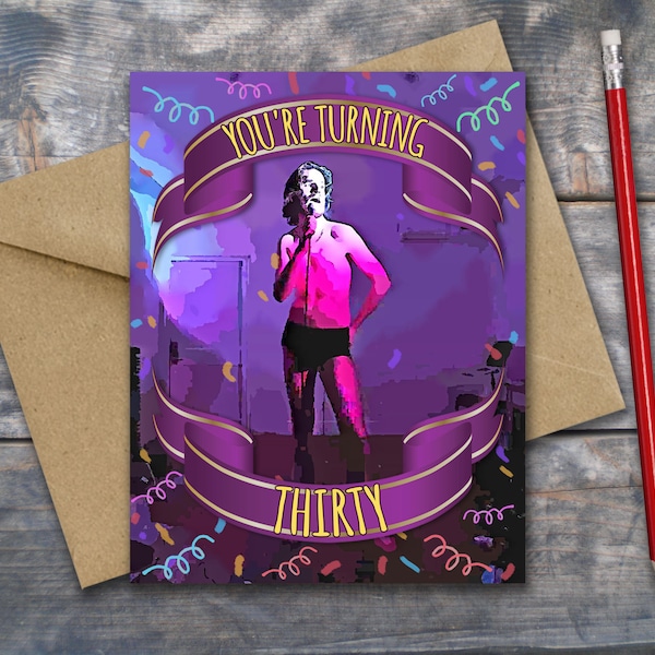 Bo Burnham Turning 30 Birthday Card - Etsy Canada