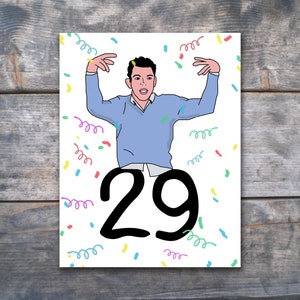 29 Schmidt Birthday Card New Girl Card Printable Greeting Card - Etsy