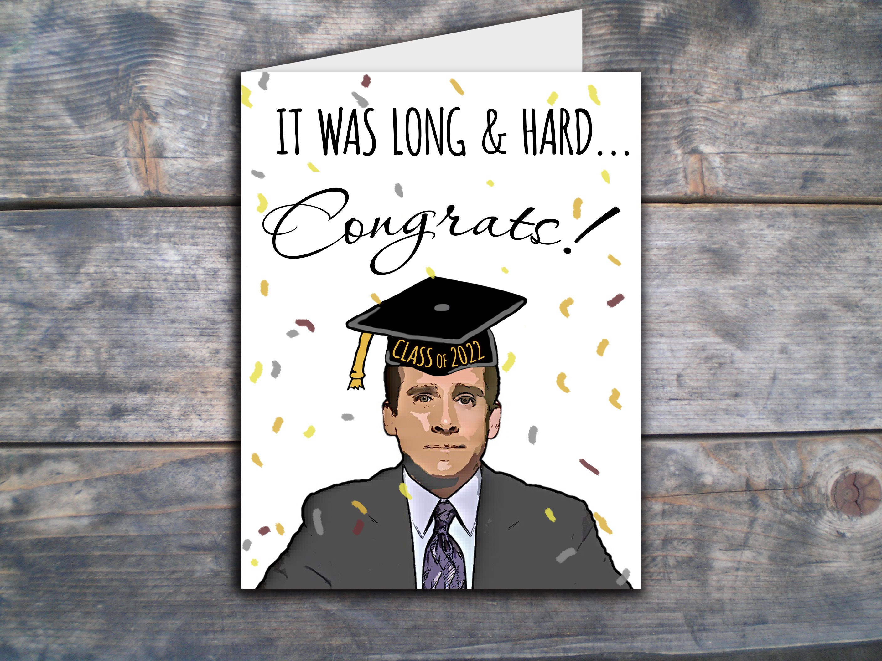 The Office Graduation Card - Printable Cards